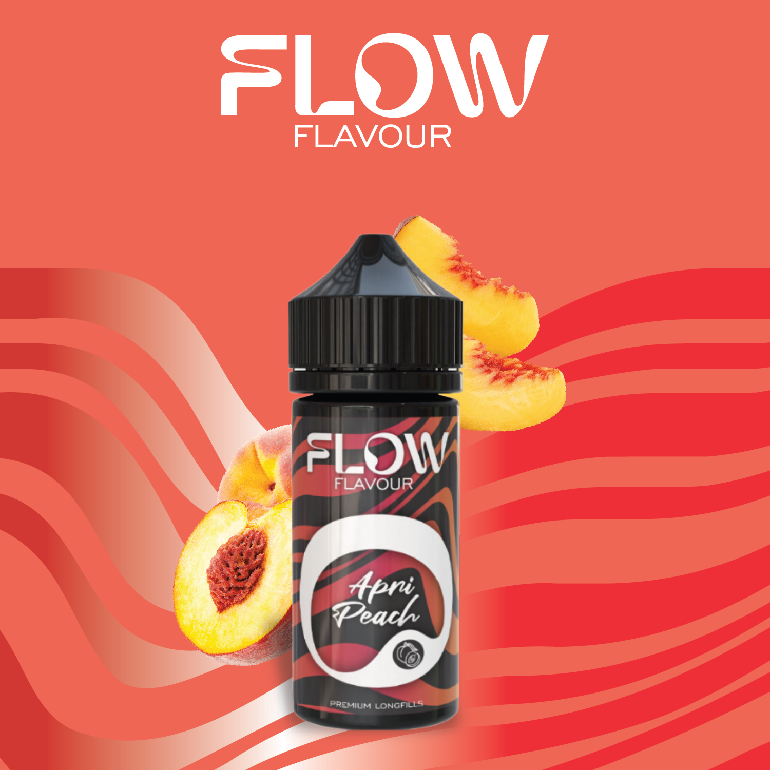 FLOW Flavour Longfill - ApriPeach - Shop at BLCK Flavour