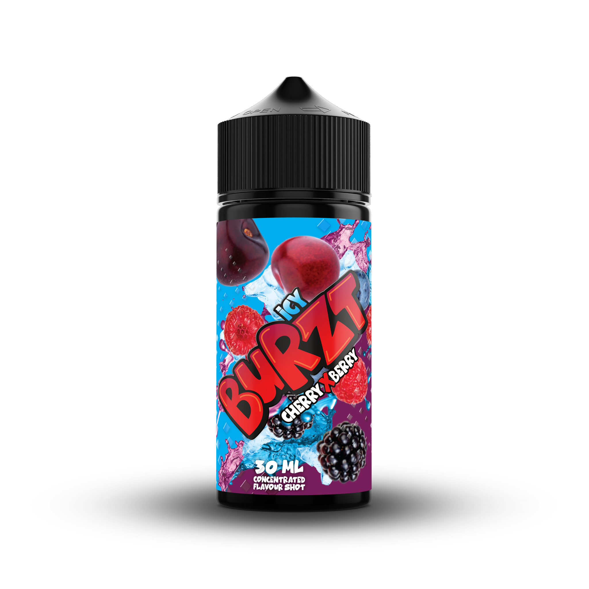 BURZT - Cherry Berry Ice - Longfill │ BLCK Flavour