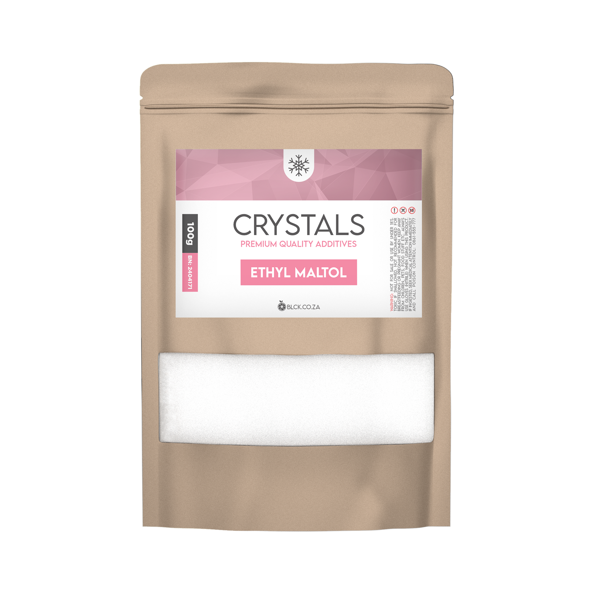 BLCK - Ethyl Maltol Crystals - Premium Sweetener Additive