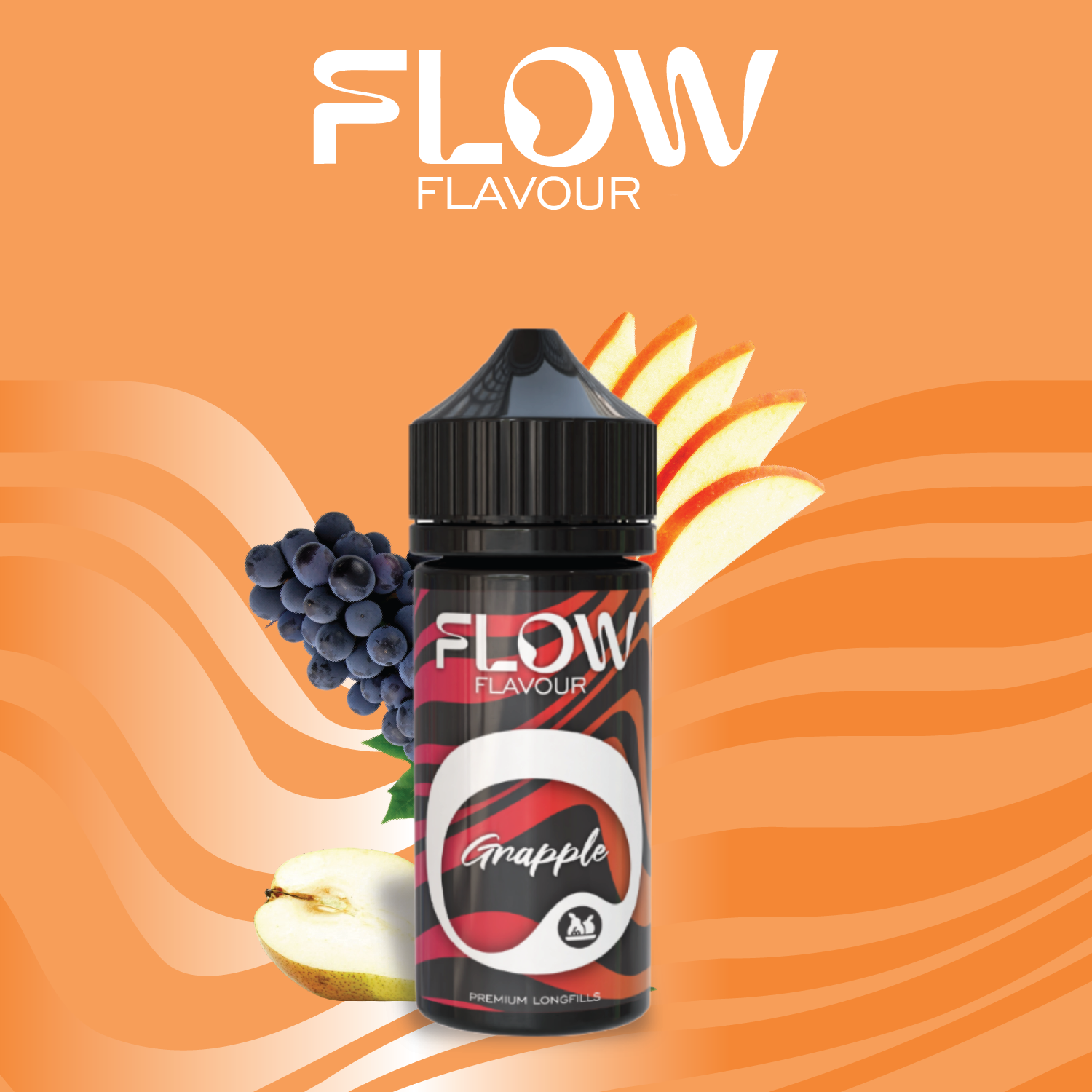 FLOW Flavour Longfill - Grapple - Available at BLCK Flavour