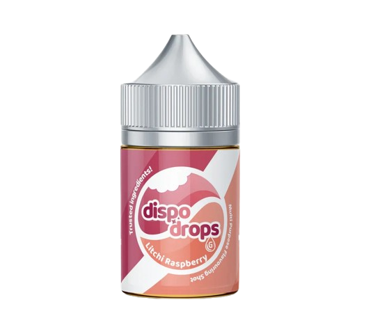G-Drops Salt Nic/MTL Longfill - Dispo Drops Litchi Raspberry Flavourin